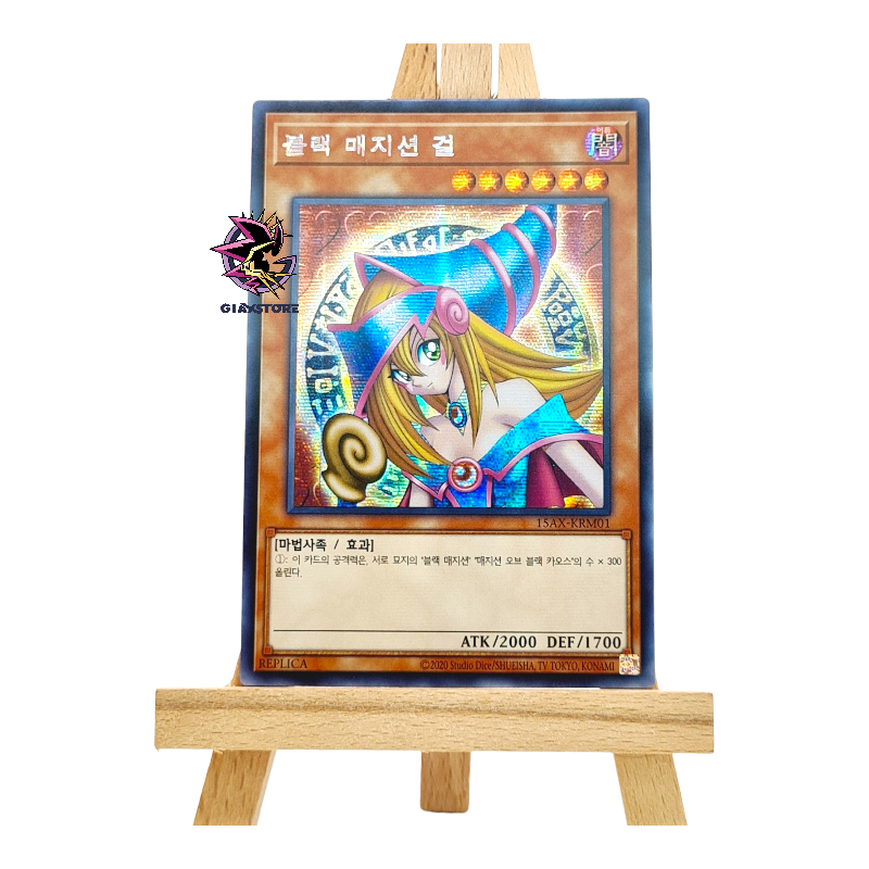 Dark Magician Girl 15AX-KRM01 Secret Rare Korean – GiaxStore
