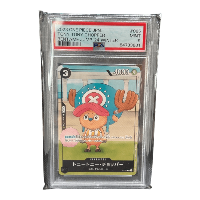 Tony Tony Chopper PSA 9 P-065 PROMO - Japanese One Piece Card Game ...